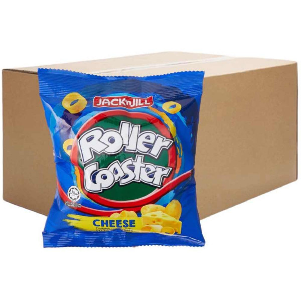 Jack 'n Jill Roller Coaster Potato Rings - Cheese 18g 50'S