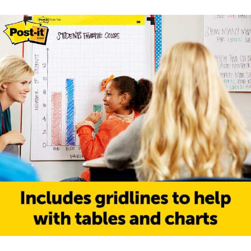 3M Post-it Grid Easel Pad 560SS (25" x 30") 2'S