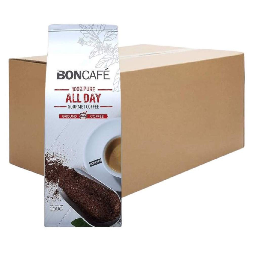 Boncafe Gourmet Ground Coffee Powder 200g (12 Packets)