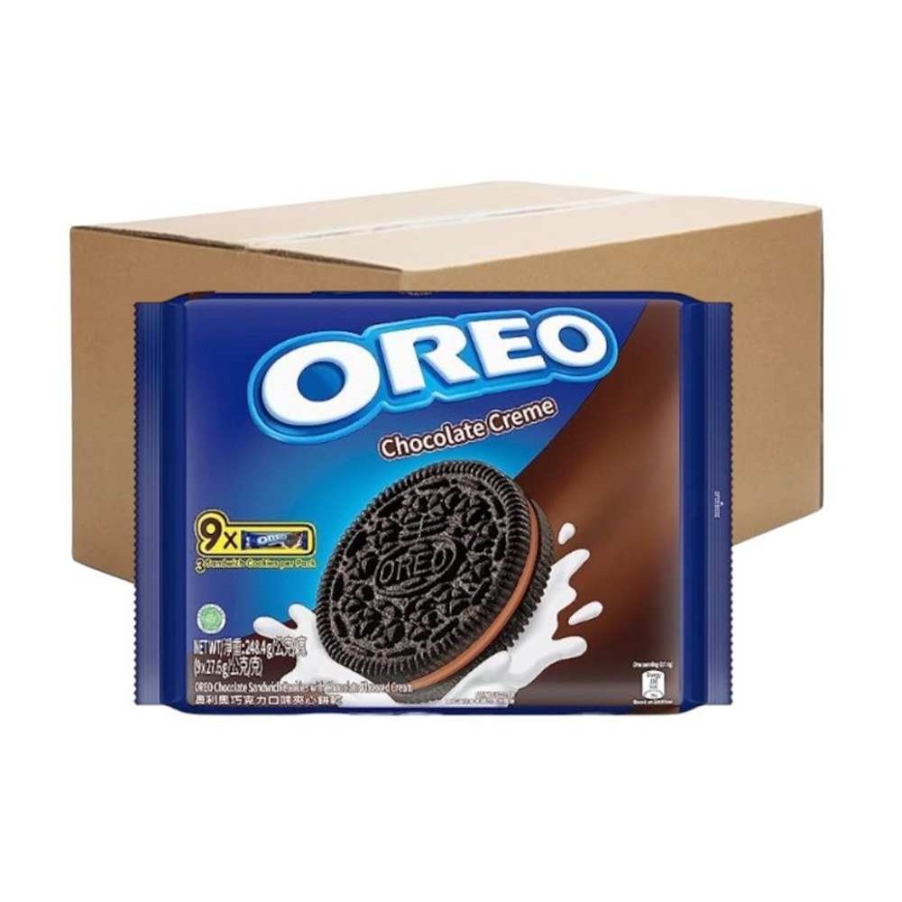 Oreo Cookie Sandwich Chocolate Cream (12 Packets) 248.4g