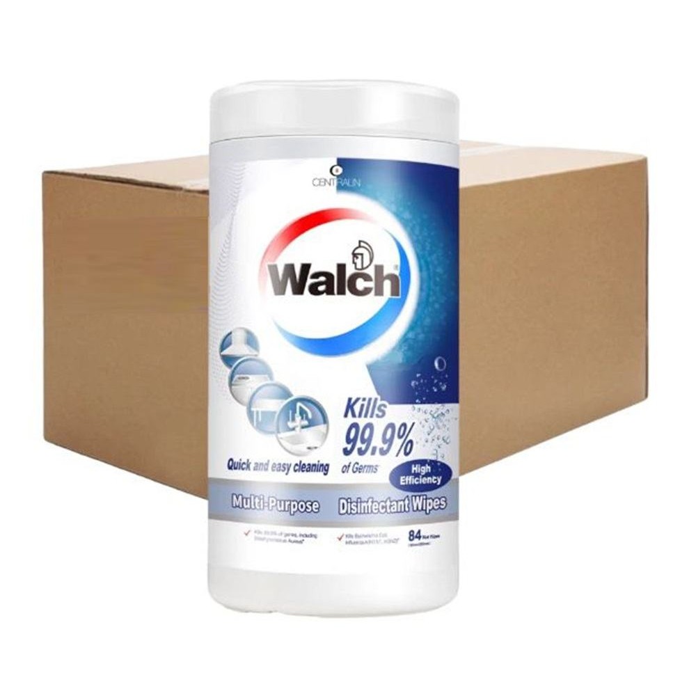 Walch Disinfectant Wipes 84’S (12 Bottles)