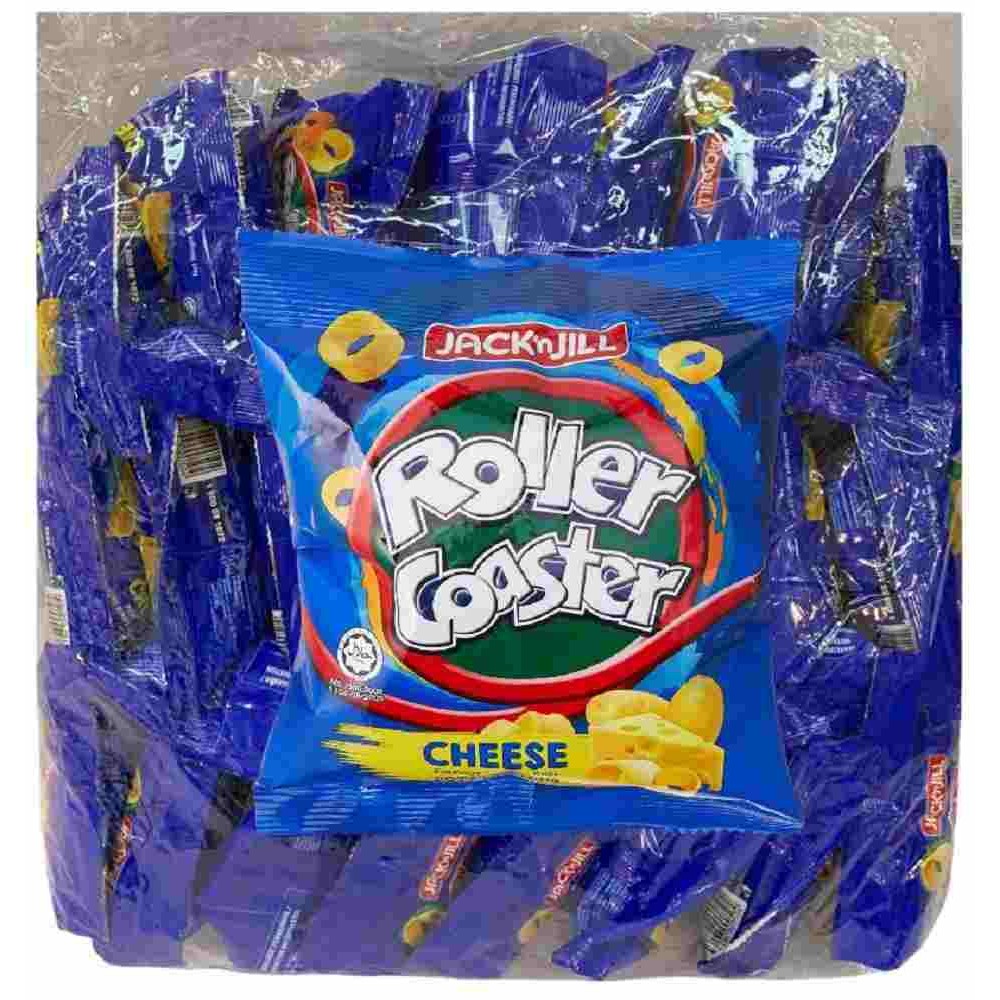( Jack 'n Jill Roller Coaster Potato Rings - Cheese 18g 50'S