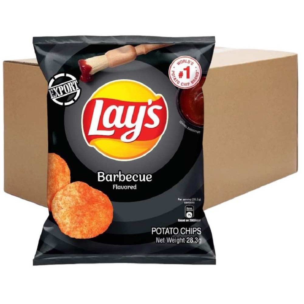 ( Lay's BBQ Potato Chips 28.3g (50 packets)