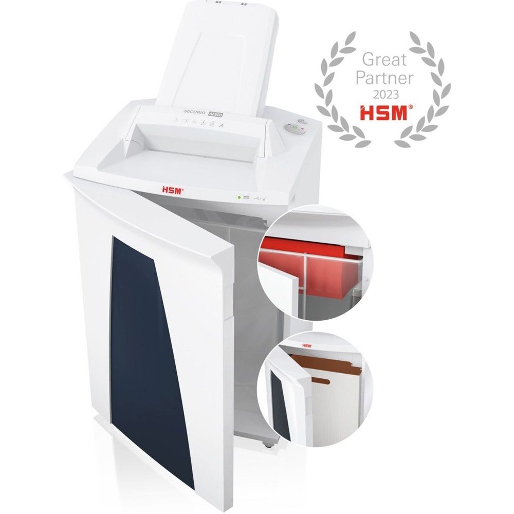 HSM Autofeed Document Shredder SECURIO-AF500 Cross Cut 500 Sheets