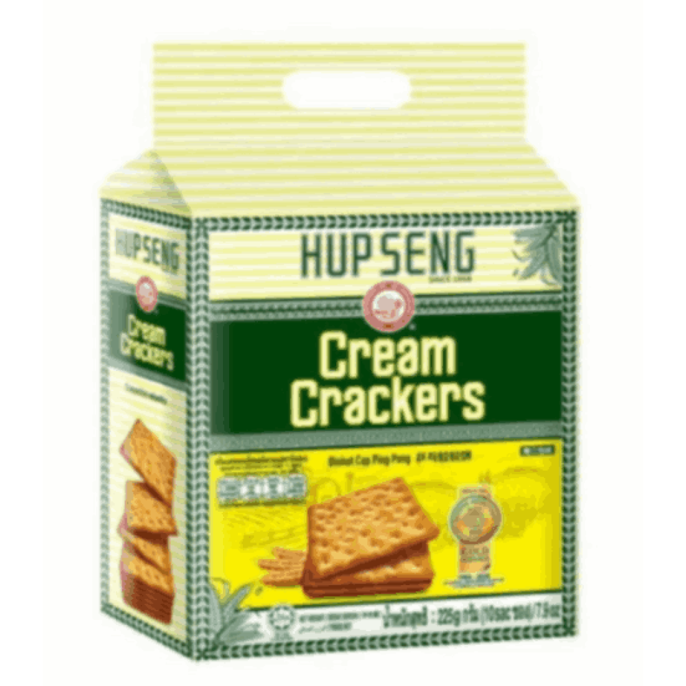 Hup Seng Cream Crackers 225g 10's