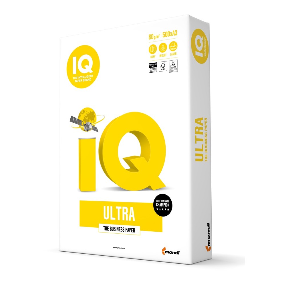 IQ Ultra Copier Paper 80gsm A3