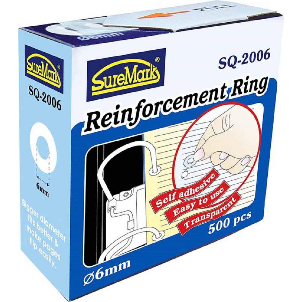 SureMark Reinforcement Ring (500 Rings) 6mm
