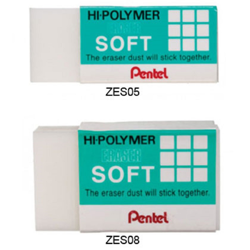 Pentel Hi-Polymer Soft Eraser ZES05 Medium