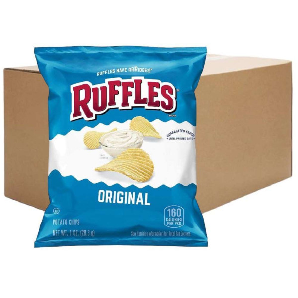 Ruffles Potato Chips Original 28.3g (50 Packets)